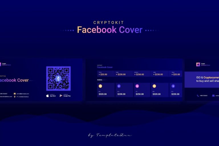 Crypto Facebook Cover – MasterBundles