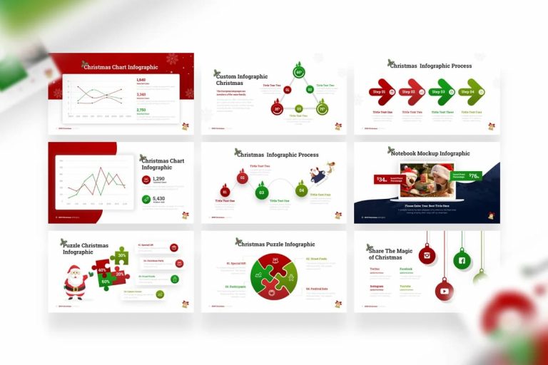 Christmas Times PowerPoint Template | Master Bundles
