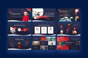 Winter Christmas PowerPoint Template | Master Bundles