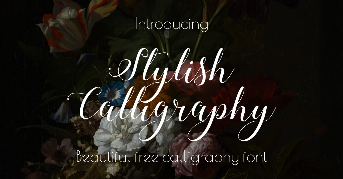 Beautiful Free Calligraphy Font – MasterBundles