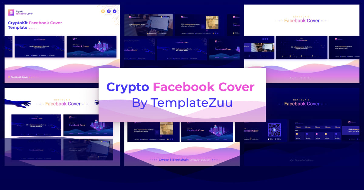 Crypto Facebook Cover – MasterBundles