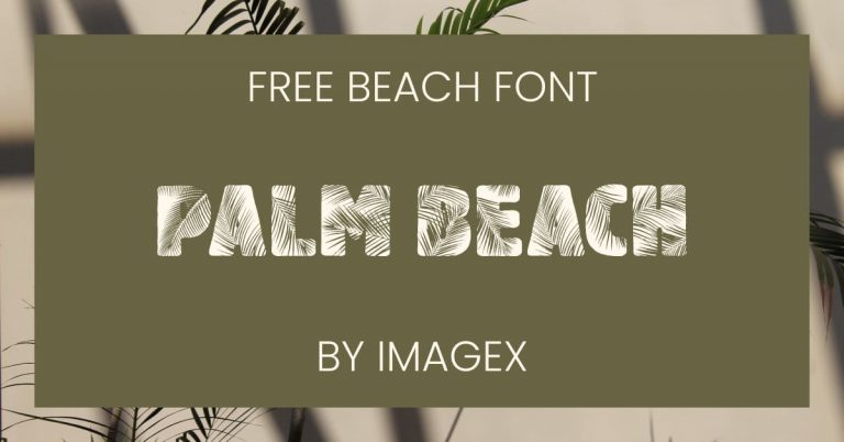 Palm Beach Free Beach Font – MasterBundles