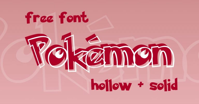 Pokémon Free Pokemon Font – MasterBundles