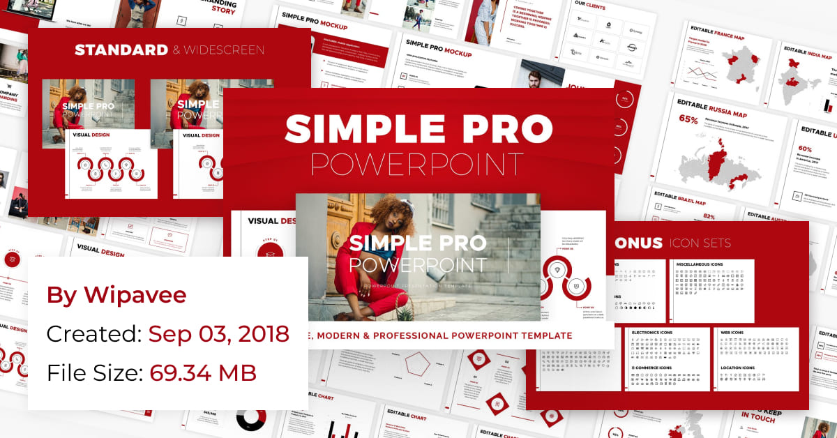Simple PRO PowerPoint – MasterBundles