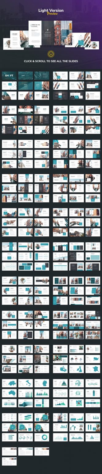 Shift Modern Powerpoint Template | Master Bundles