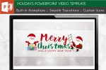 Holidays PowerPoint Video Template | Master Bundles