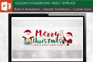 Holidays PowerPoint Video Template | Master Bundles