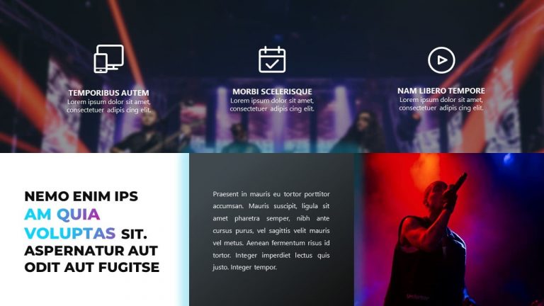 50 Slides Colorful Music Presentation Template 2022: Powerpoint, Google ...