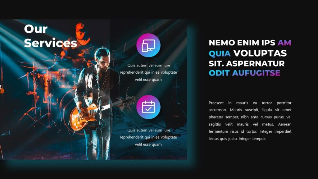 50 Slides Music Presentation Template 2021 Powerpoint Google Slides 