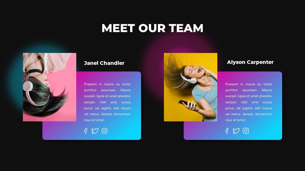 50 Slides Colorful Music Presentation Template 2022: Powerpoint, Google ...