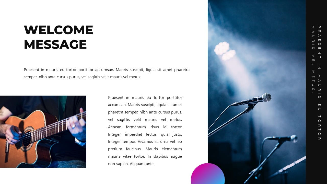 50 Slides Colorful Music Presentation Template 2022: Powerpoint, Google ...