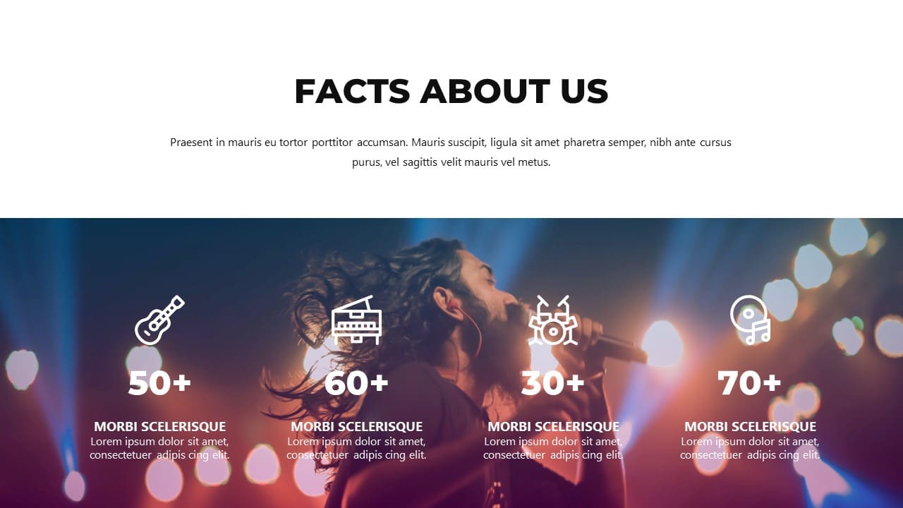 50 Slides Colorful Music Presentation Template 2022: Powerpoint, Google ...