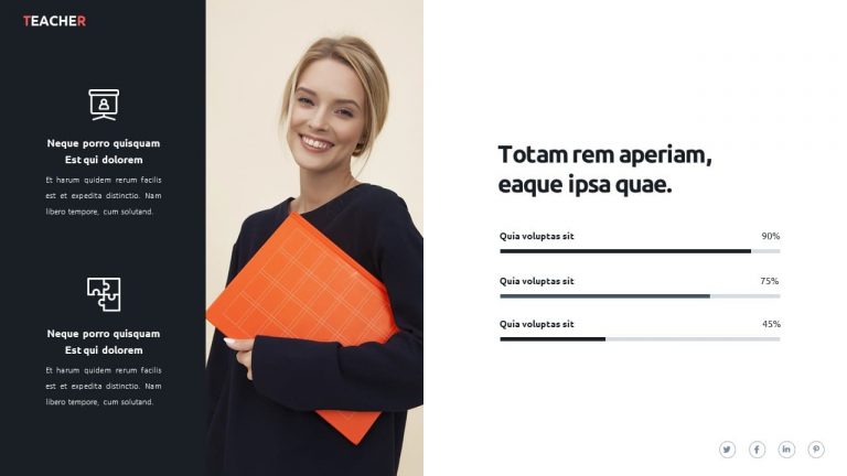 50 Slides Teacher Education Presentation Template 2022: Powerpoint ...