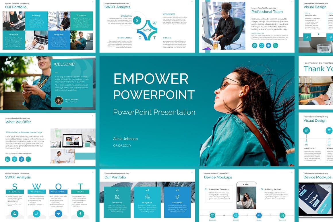 EMPOWER PowerPoint Template – MasterBundles
