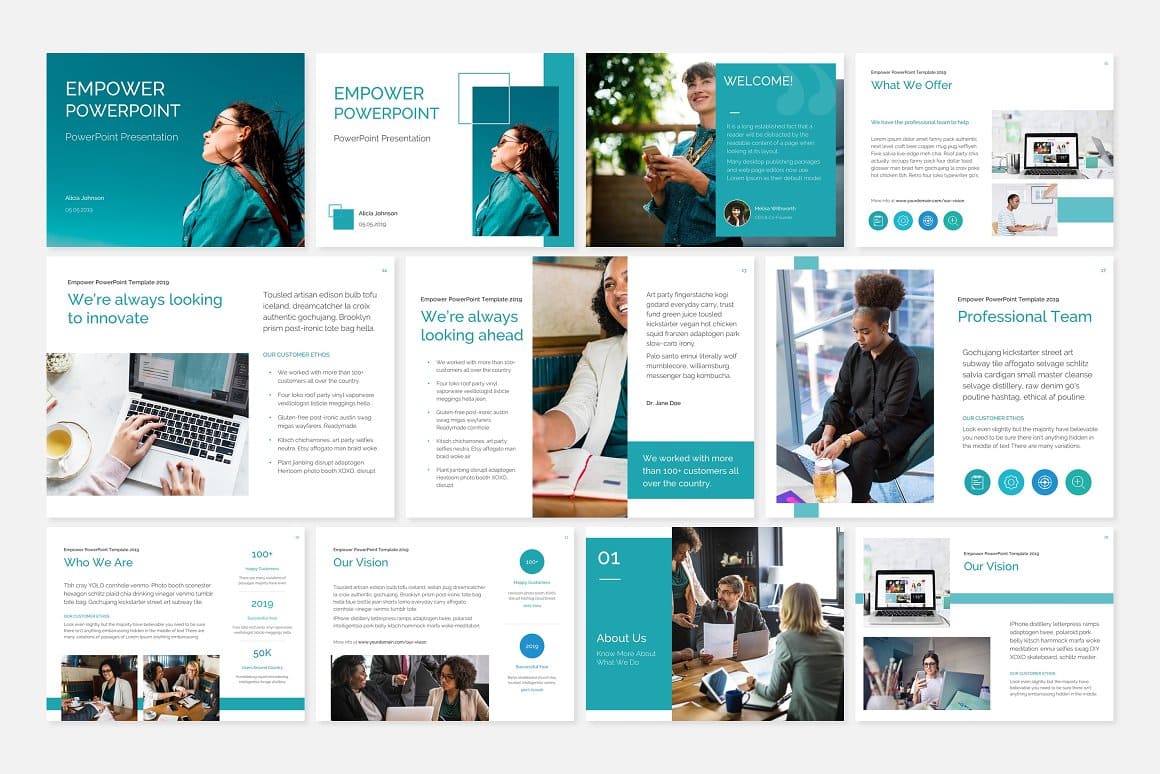 EMPOWER PowerPoint Template – MasterBundles