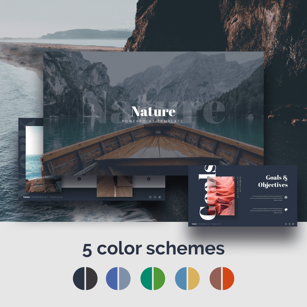 50 Slides Nature Presentation Template 2023: Powerpoint, Google Slides ...