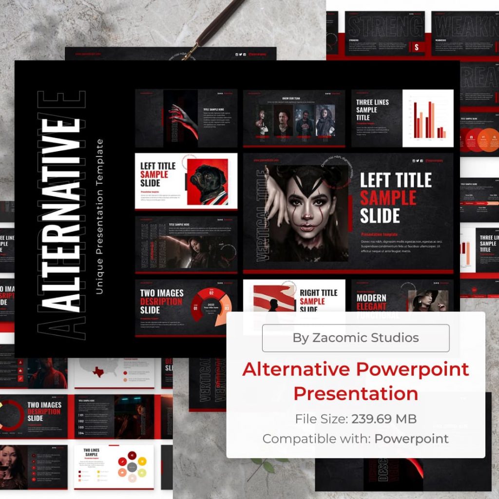 Alternative Product Roadmap Template Powerpoint – MasterBundles