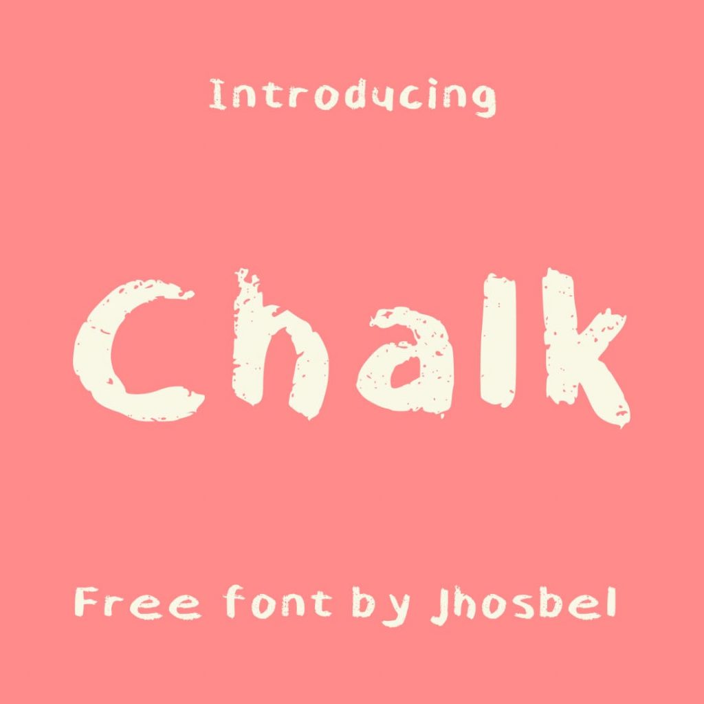 Free Chalk Font – MasterBundles