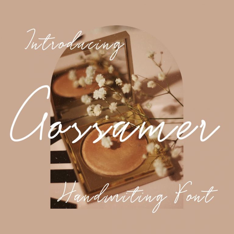 Gossamer Cursive Handwriting Font – MasterBundles