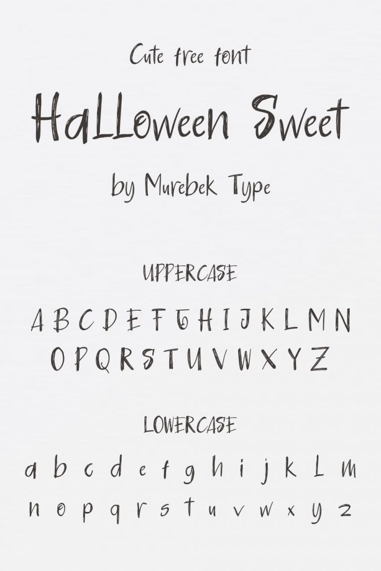 Halloween Sweet - Cute Free Halloween Font | Master Bundles