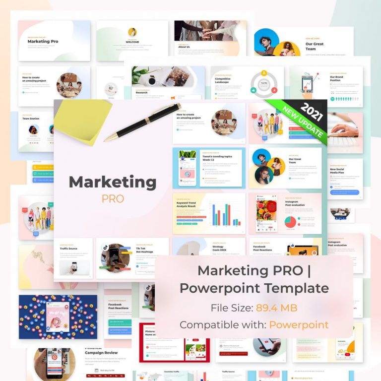 Marketing PRO: PPT Templates for Marketing Presentation – MasterBundles