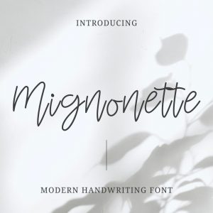 Mignonette Handwriting Font – MasterBundles