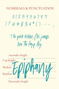 Epiphany Handwriting Font – MasterBundles