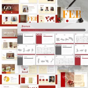 Ginger January Powerpoint Templates – MasterBundles