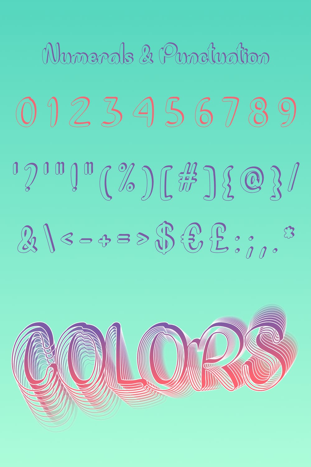 Quite Free Colorful Font – MasterBundles