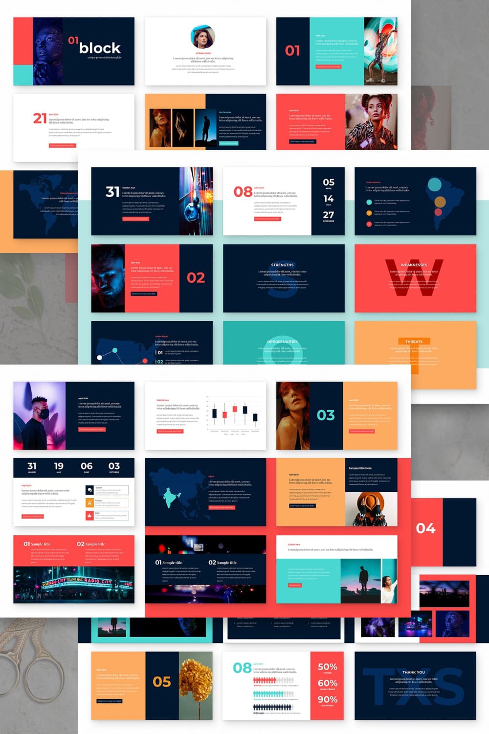 Block Powerpoint Template – MasterBundles