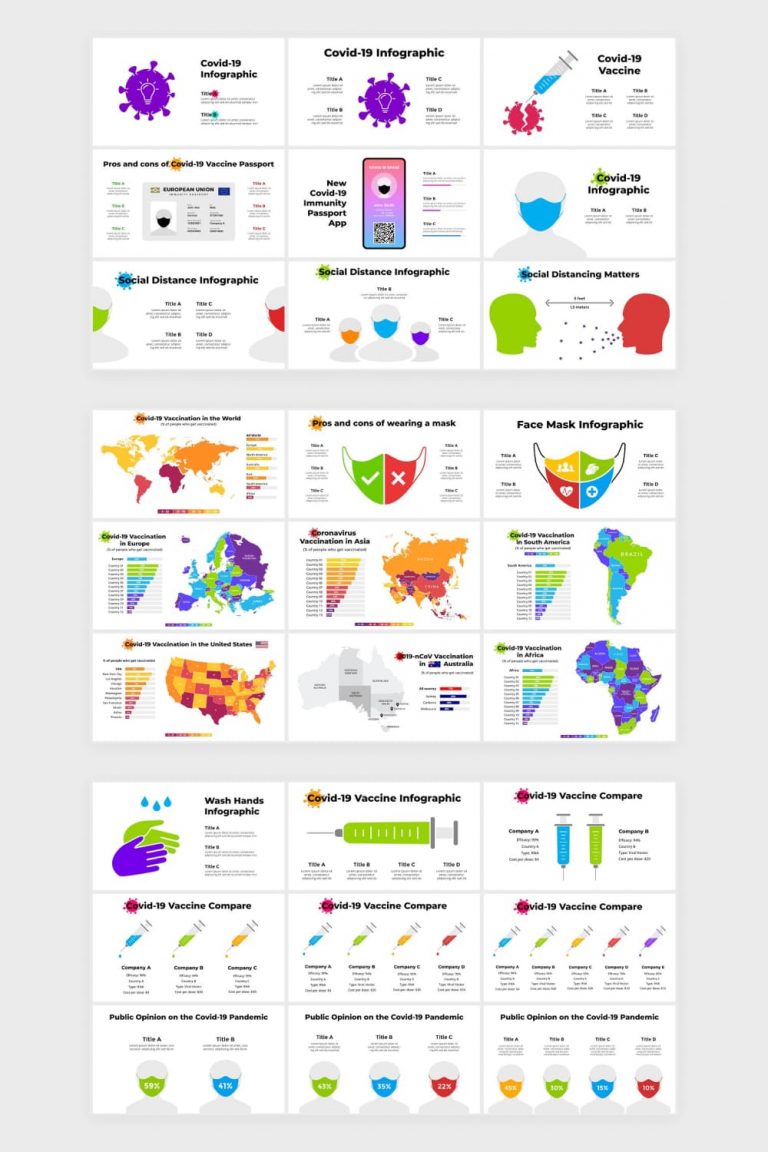 Covid-19 Vaccination Infographics – MasterBundles