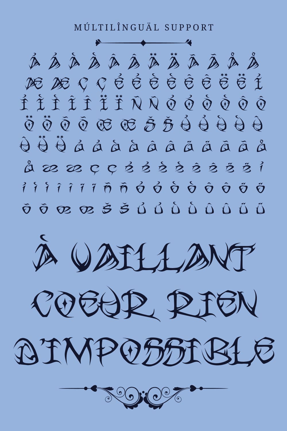 Free Tribal Tattoo Font – MasterBundles