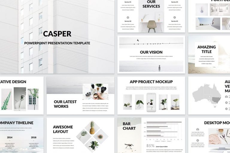 Casper - Powerpoint Template | Master Bundles