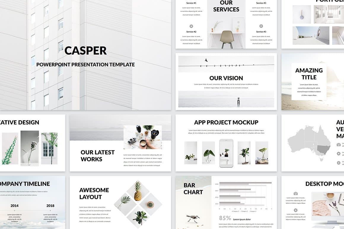 Casper - Powerpoint Template | Master Bundles