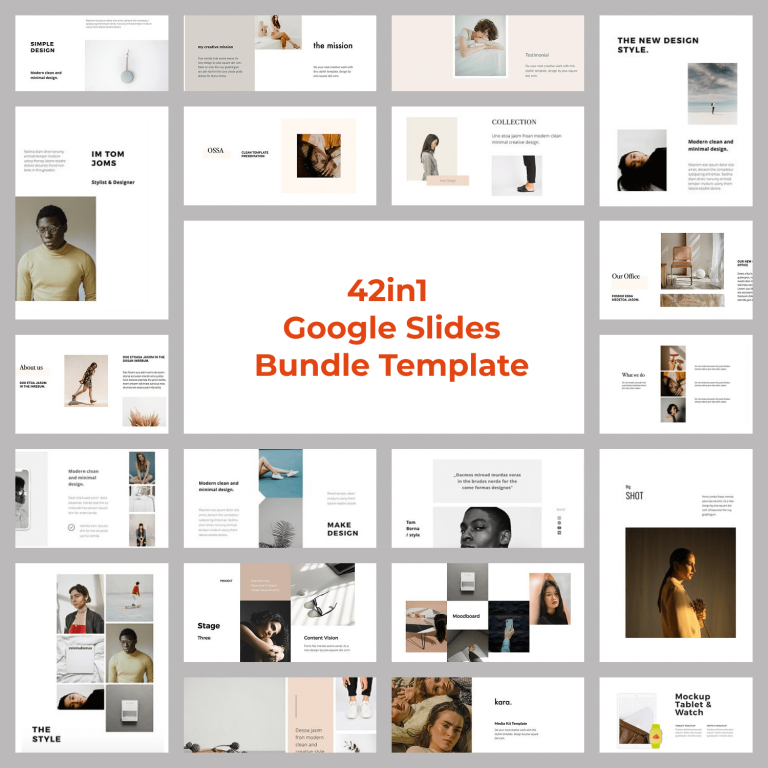 42 in 1 Google Slides Bundle Template – MasterBundles