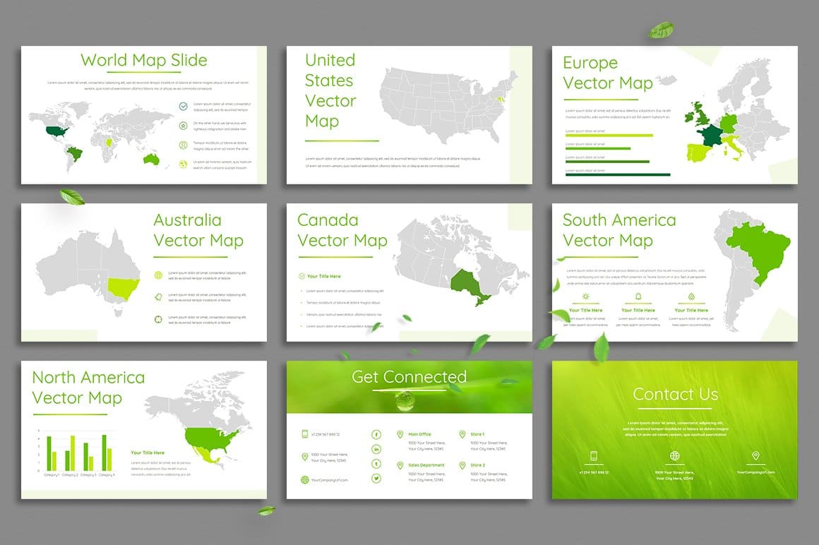Leaf - Powerpoint Template – MasterBundles