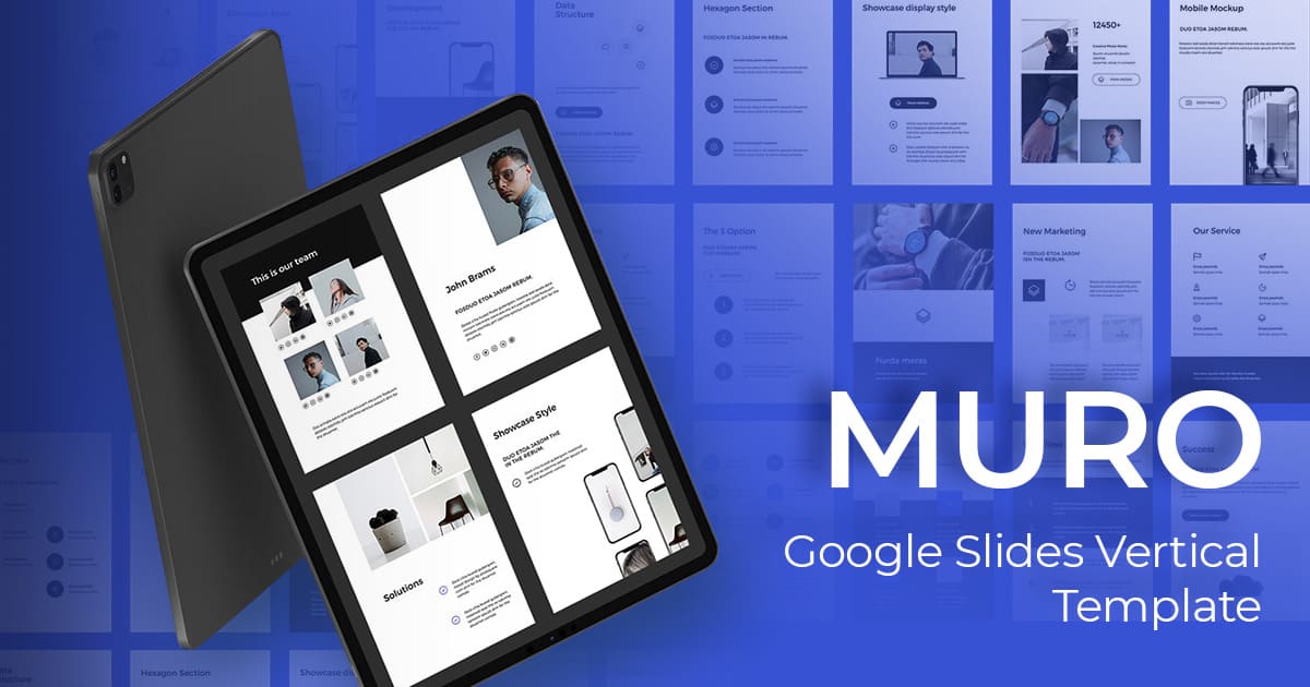 MURO Google Slides Vertical Template – MasterBundles