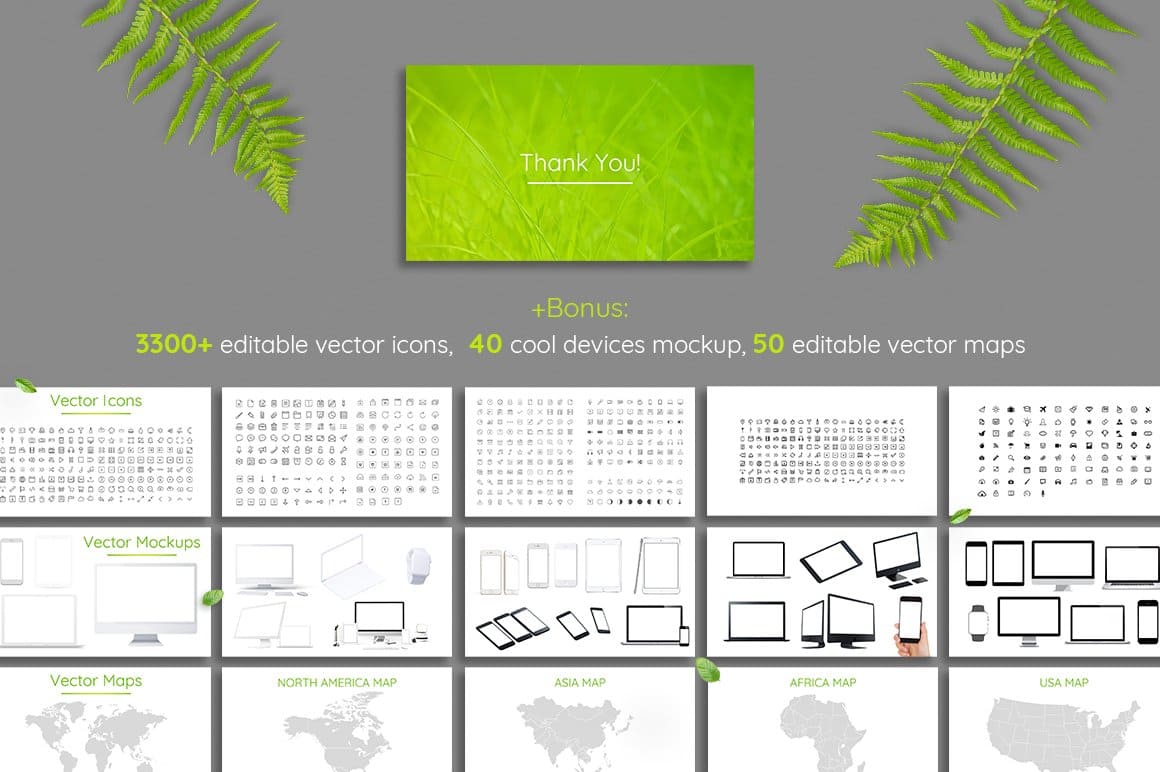 Leaf - Powerpoint Template – MasterBundles