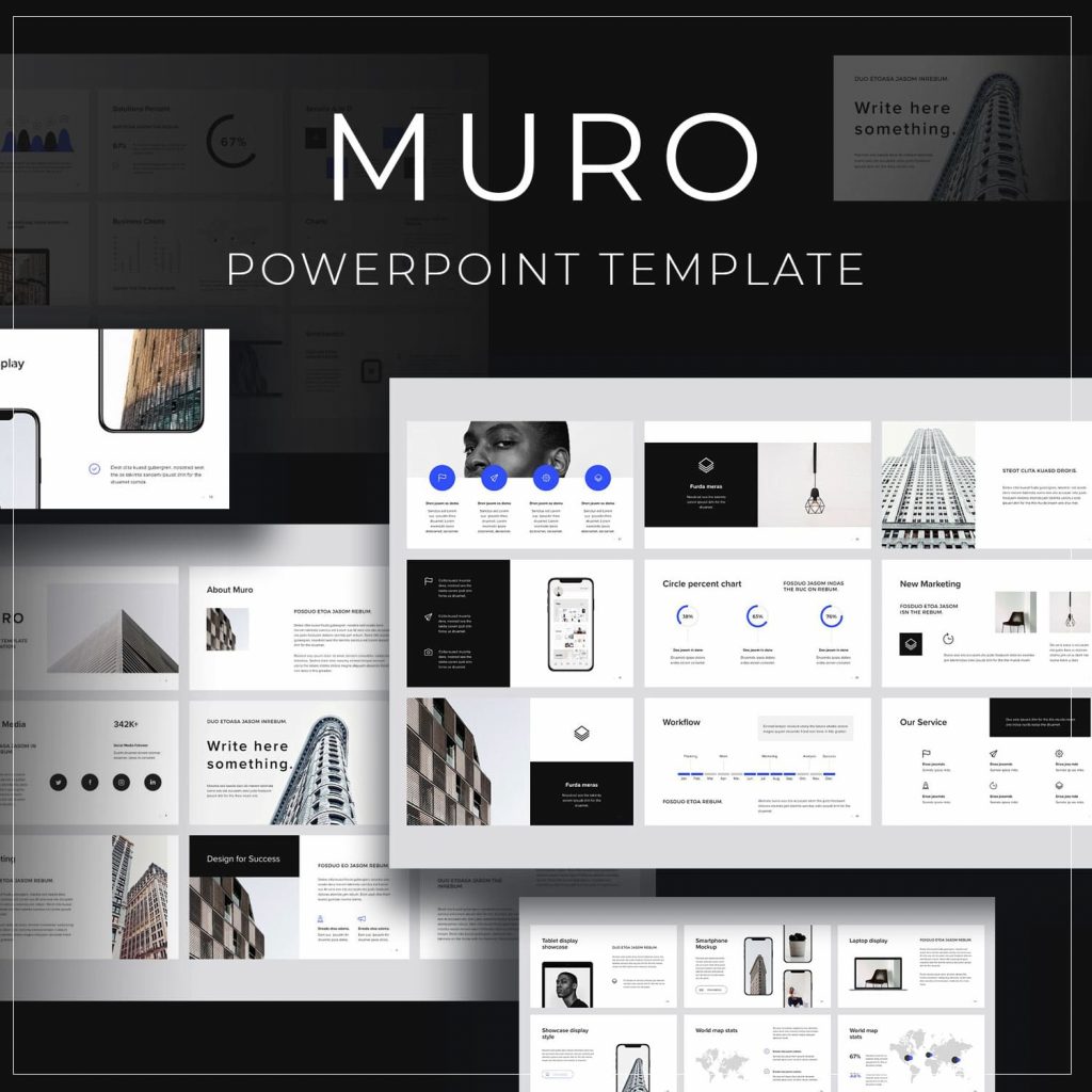 DANA - Vertical Powerpoint Template – MasterBundles