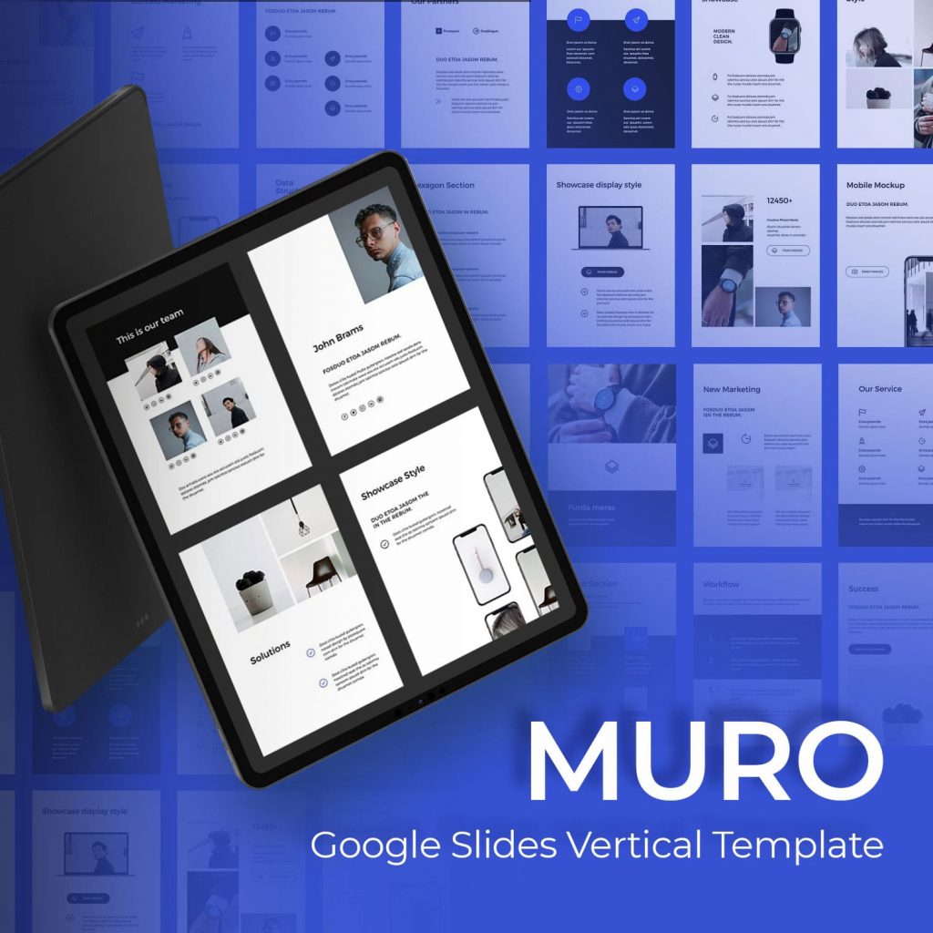 MURO Google Slides Vertical Template – MasterBundles