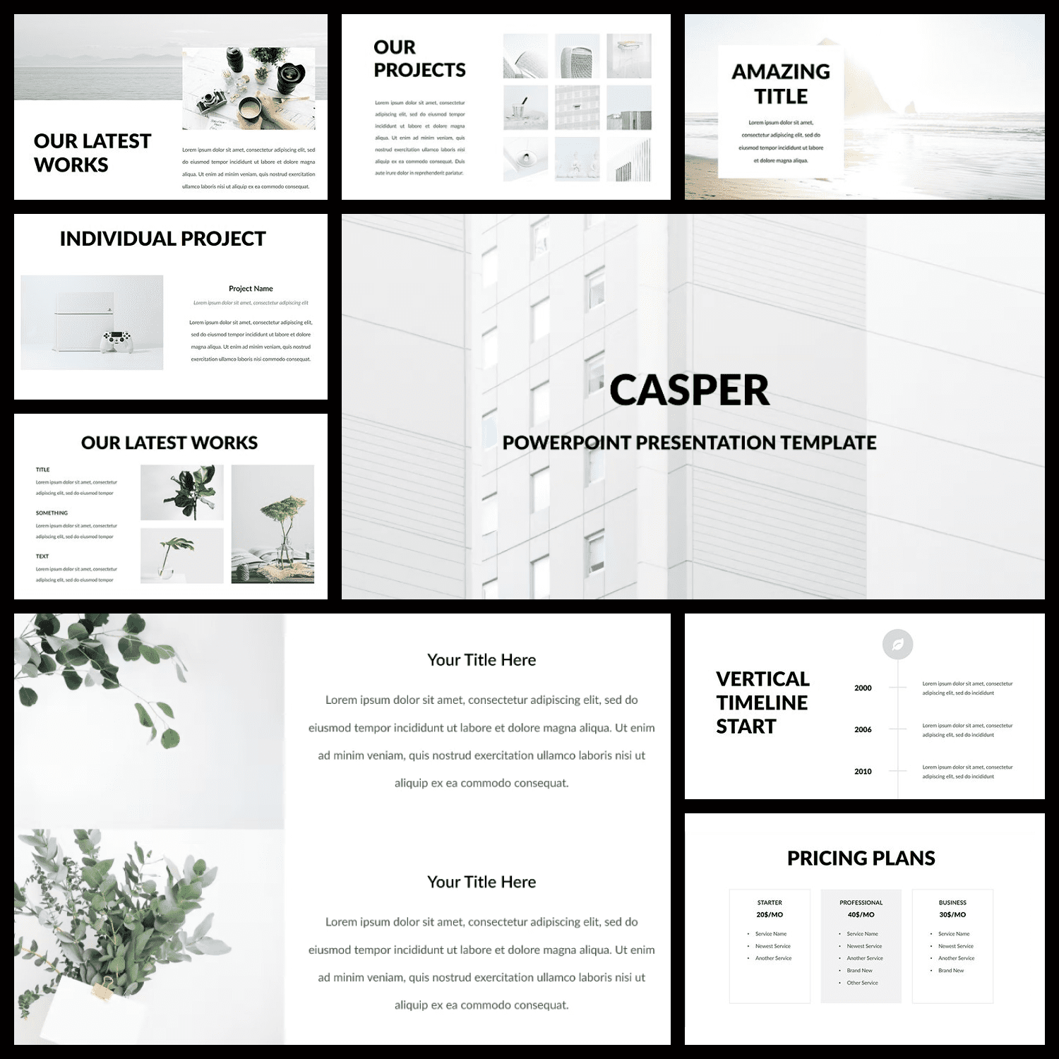 Casper - Powerpoint Template – MasterBundles