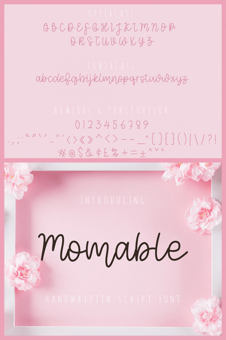 Momable Lovely Handritten Script Font - Master Bundes
