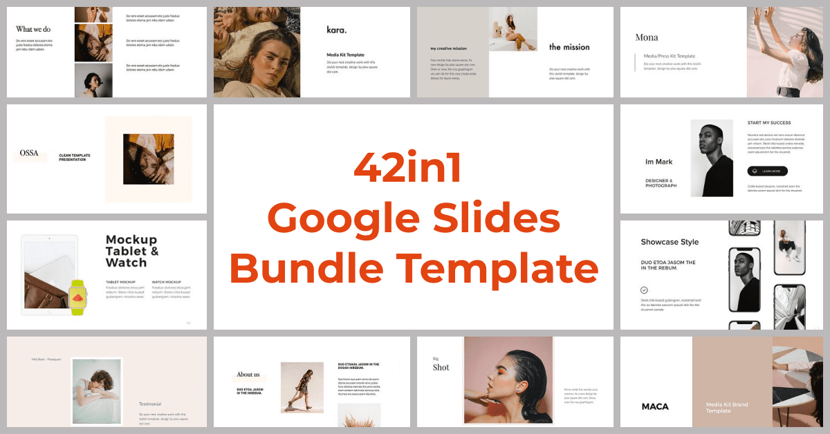 42 in 1 Google Slides Bundle Template – MasterBundles