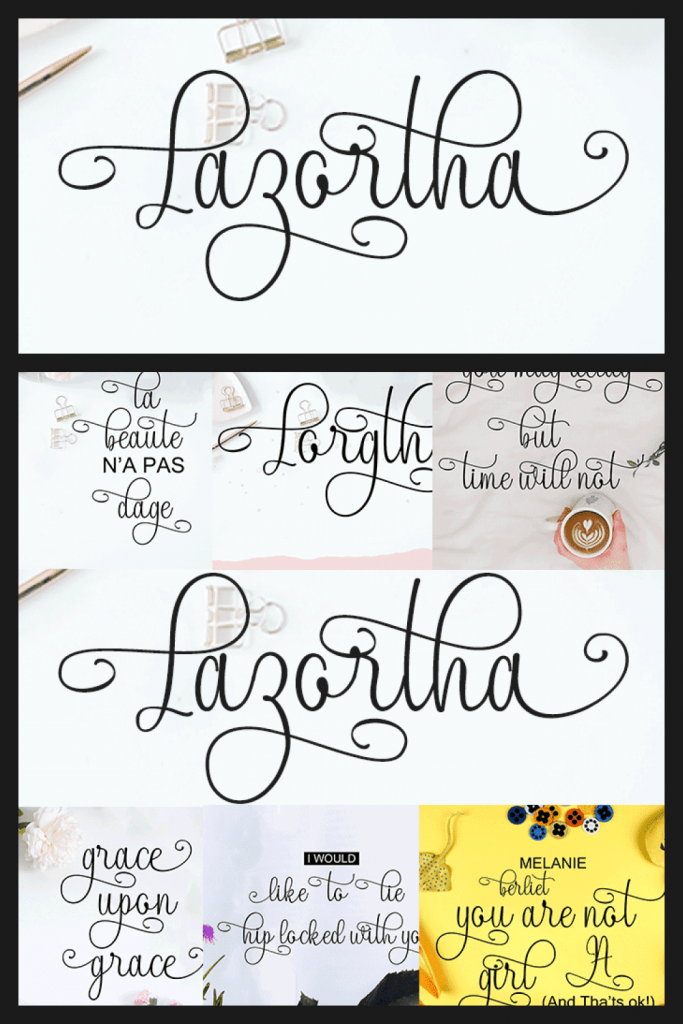Lazortha Modern Calligraphy - MasterBundles