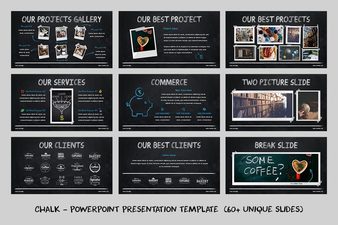 Chalk - Chalkboard Powerpoint Templates – MasterBundles