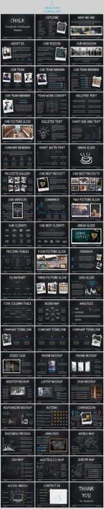 Chalk - Chalkboard Powerpoint Templates – MasterBundles