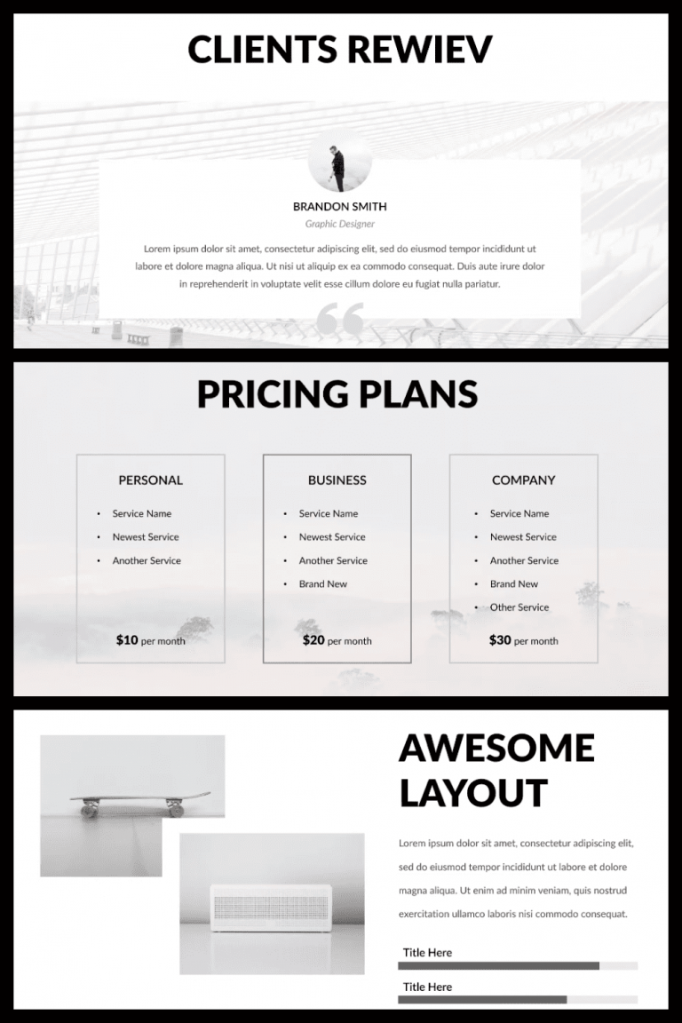 Casper - Powerpoint Template | Master Bundles