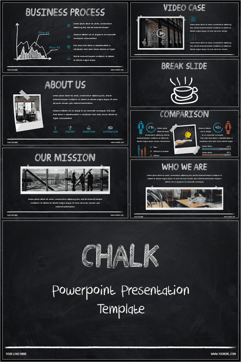 Chalk - Chalkboard Powerpoint Templates – MasterBundles
