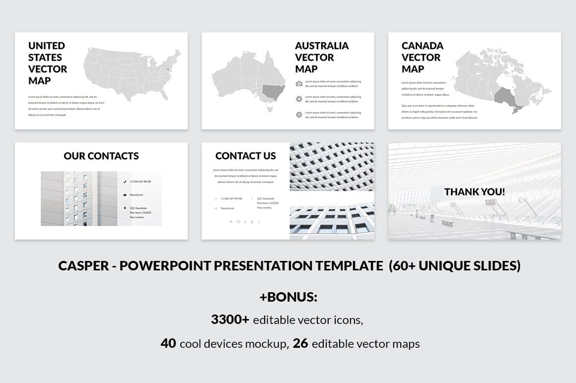 Casper - Powerpoint Template | Master Bundles