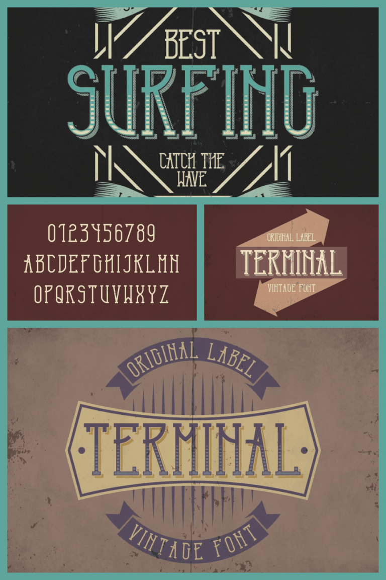 Terminal Retro Typeface – MasterBundles